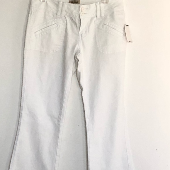 BeBop | Jeans | Bebop White Denim Flare Jeans | Poshmark